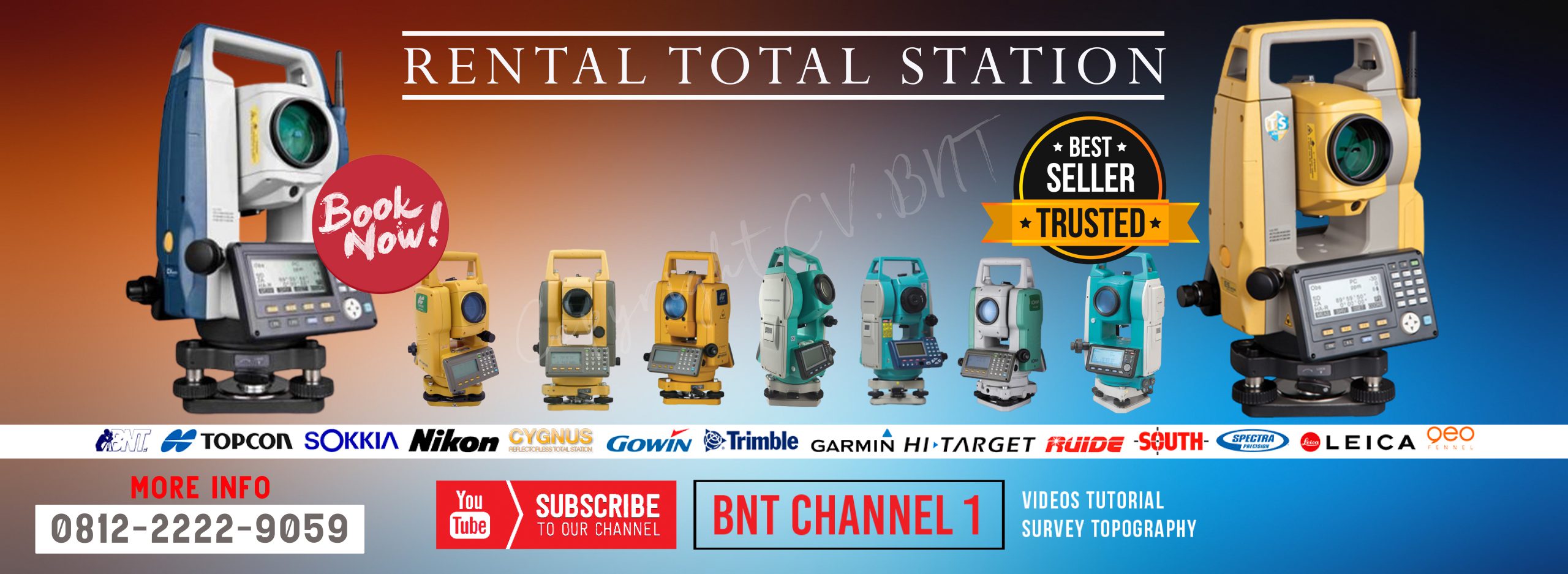 Sewa Alat Total Station
