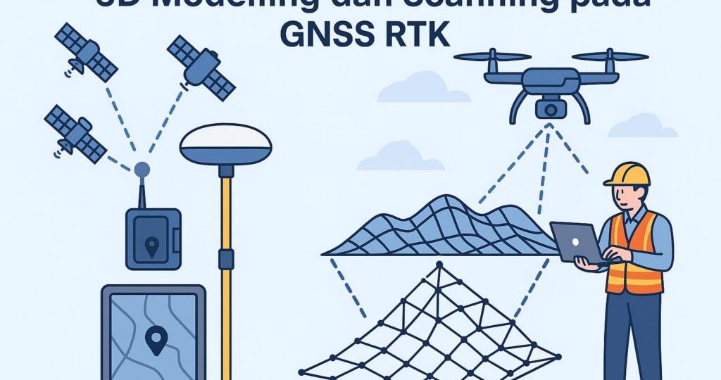 Cara Kerja GPS RTK GNSS